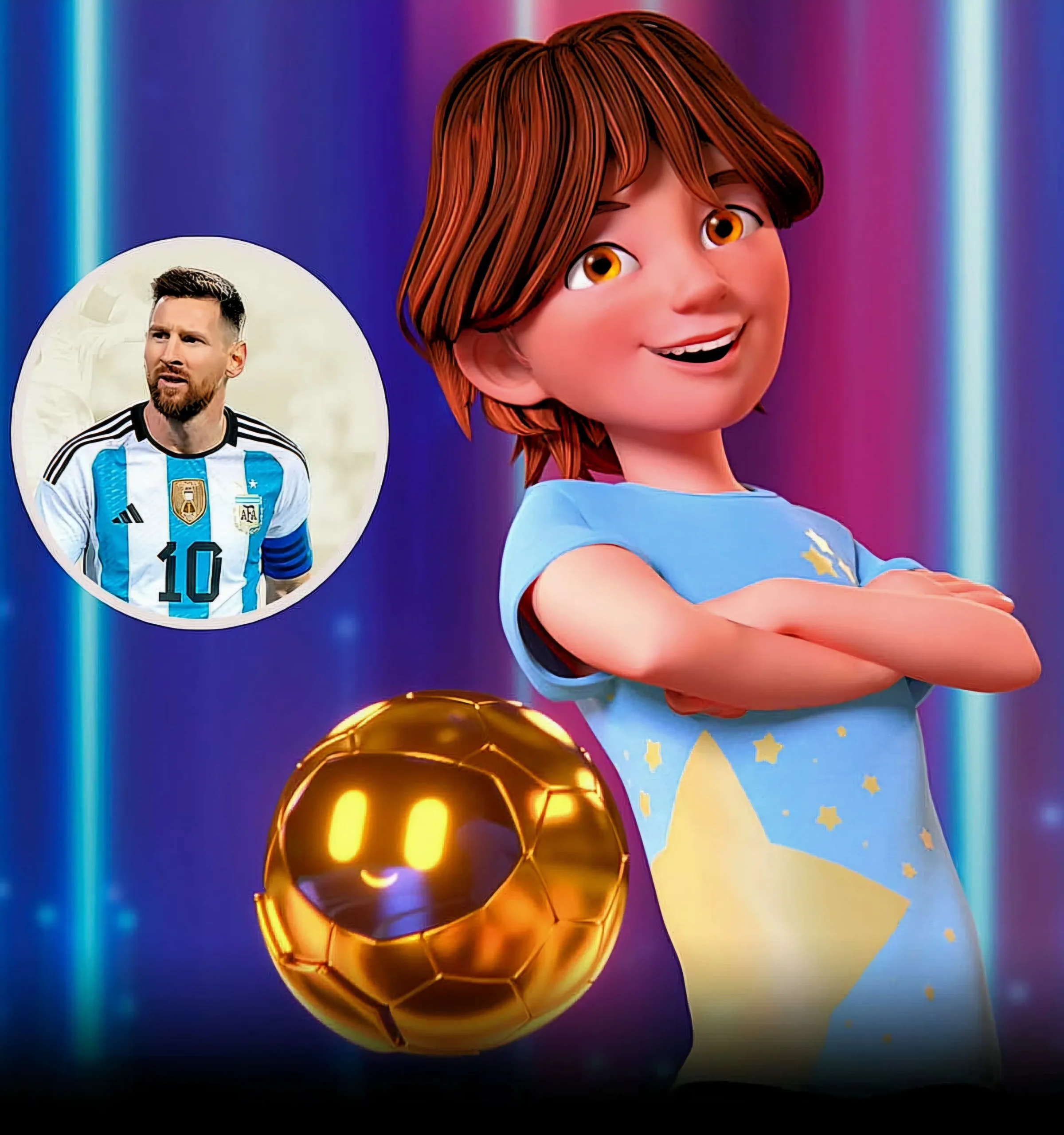 Lionel Messi se une a Disney para crear la serie animada "Messi y los ...